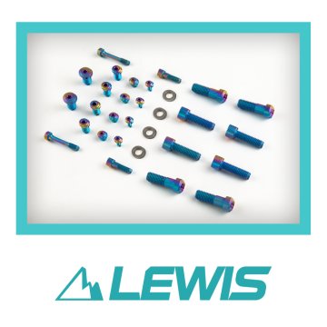 Lewis Titanium Bolt Kit|titanium bolt upgrade kit|