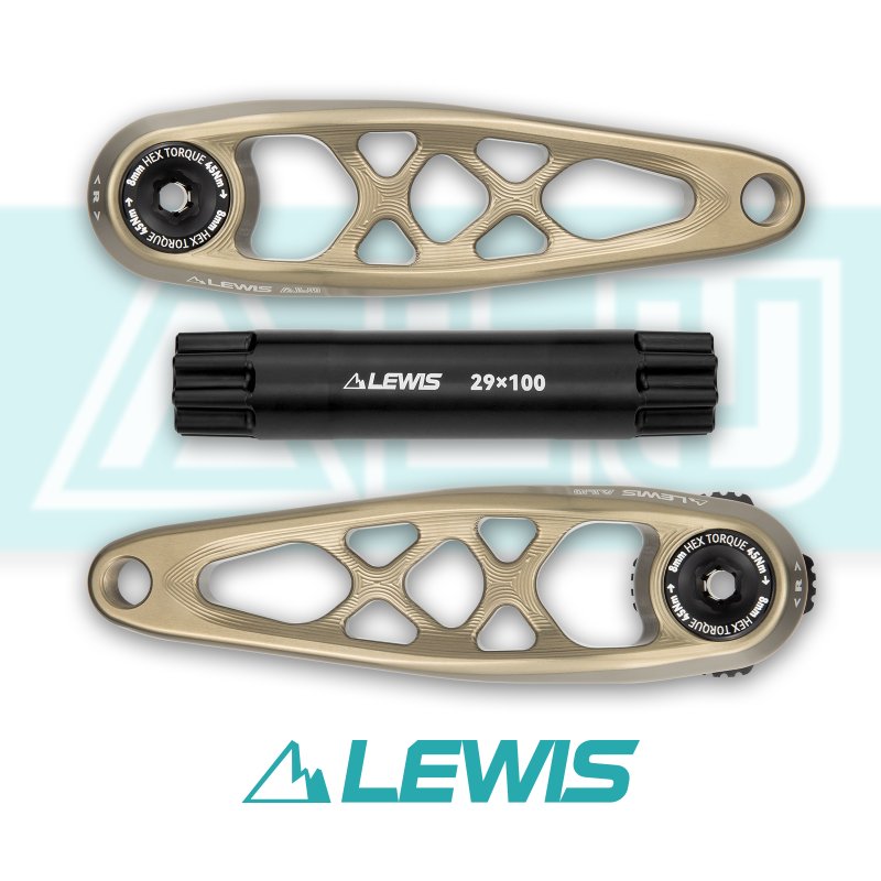 aluminum crank|lewis mtb crank|lewis aluminum crank|lewis crankset